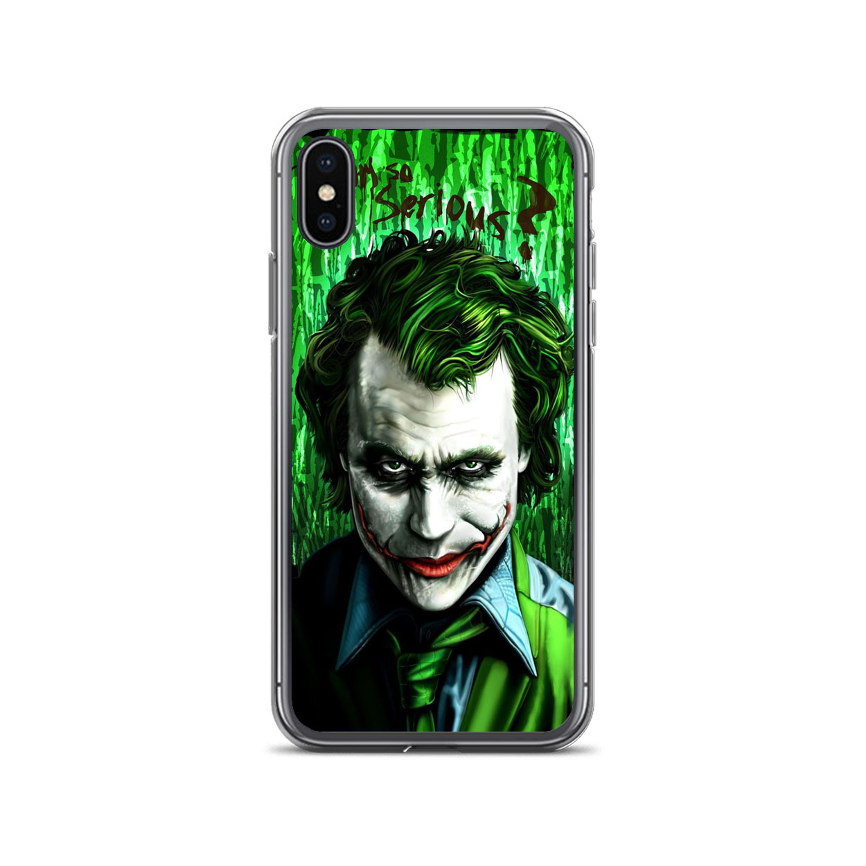 Joker Why So Serious Green iPhone Case for XS/XS Max,XR,X,8/8 Plus,7 ... Joker Why So Serious Green iPhone Case for XS/XS Max,XR,X,8/8 Plus,7 ...