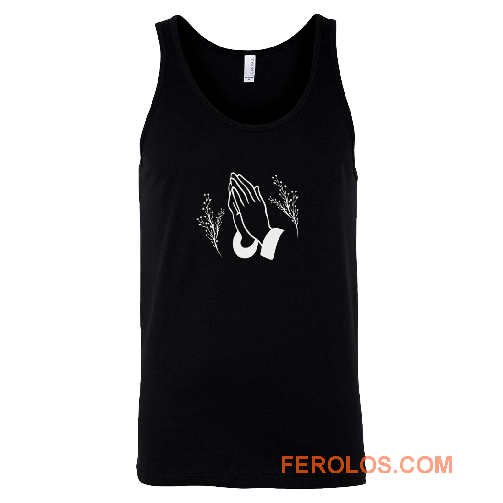 Praying Hands Religous Christians Christianity Tank Top Men Women